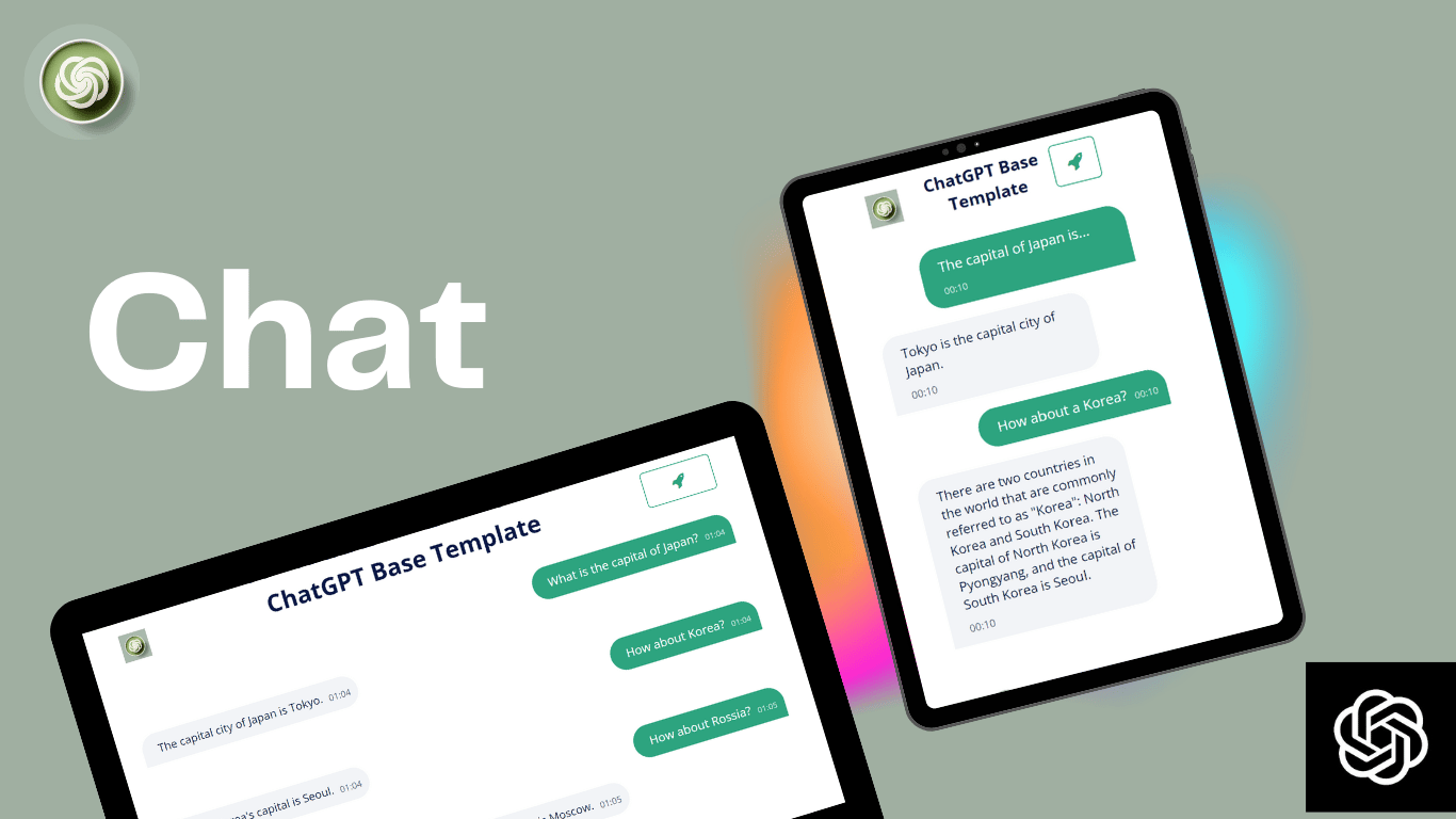 ChatGPT Base Template Template | Bubble