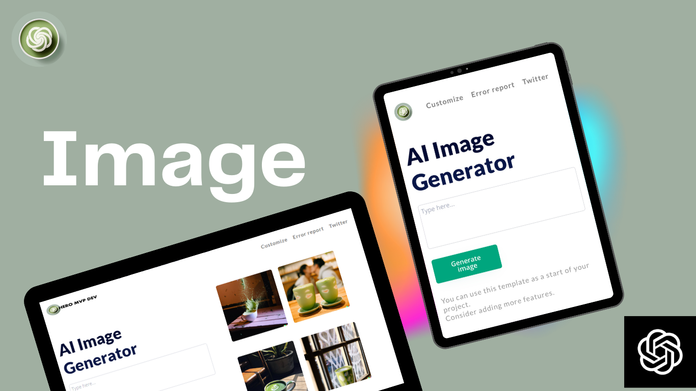 AI Image Base Template | Bubble