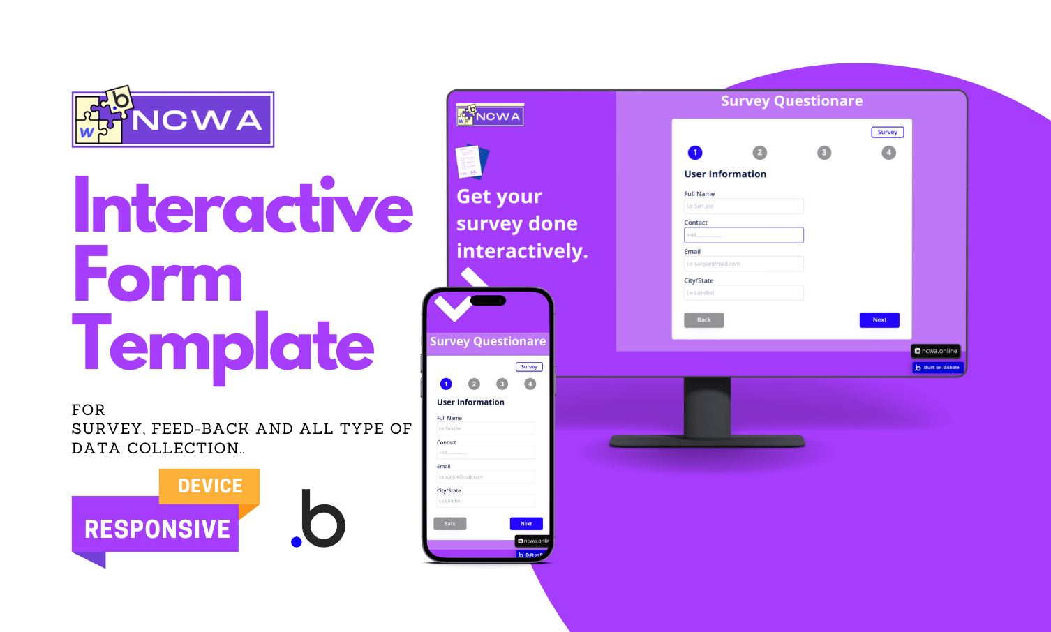 Interactive Form - Ncwa Template | Bubble